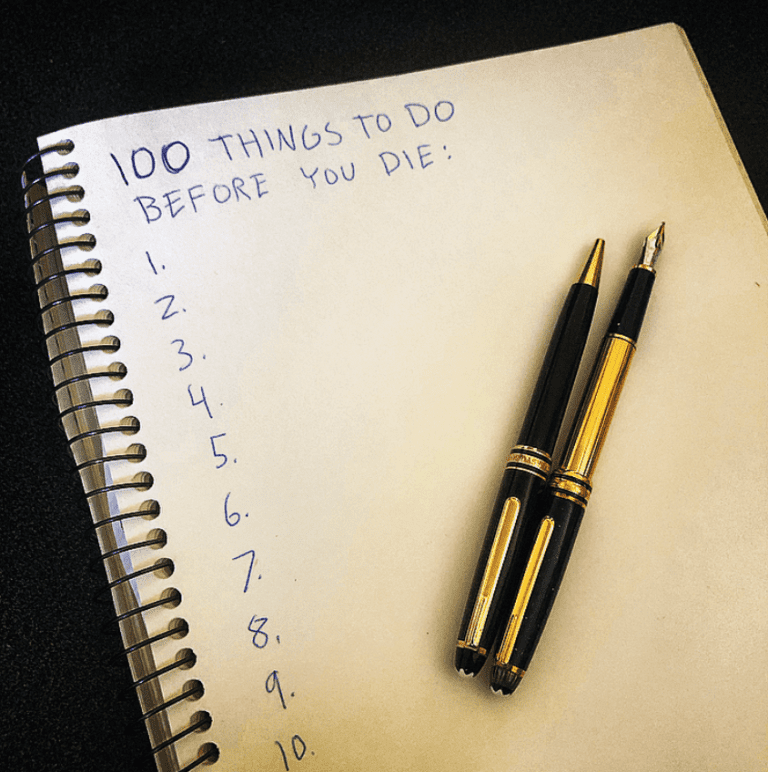 100 Things To Do Before You Die - MISTER INFINITE