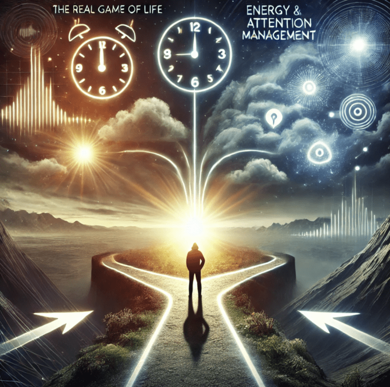 The Real Game of Sales: Energy and Attention Management - MISTER INFINITE